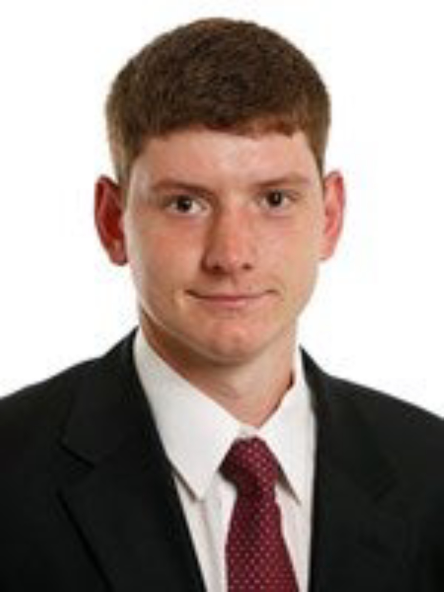 Junior Forward Hunter Mickelson Poses For A Photograph