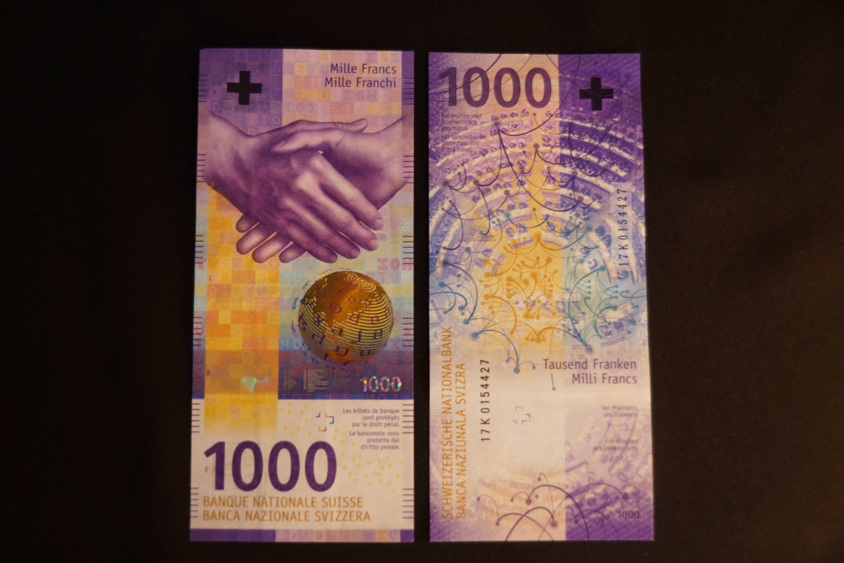 The new Swiss banknotes Wiki
