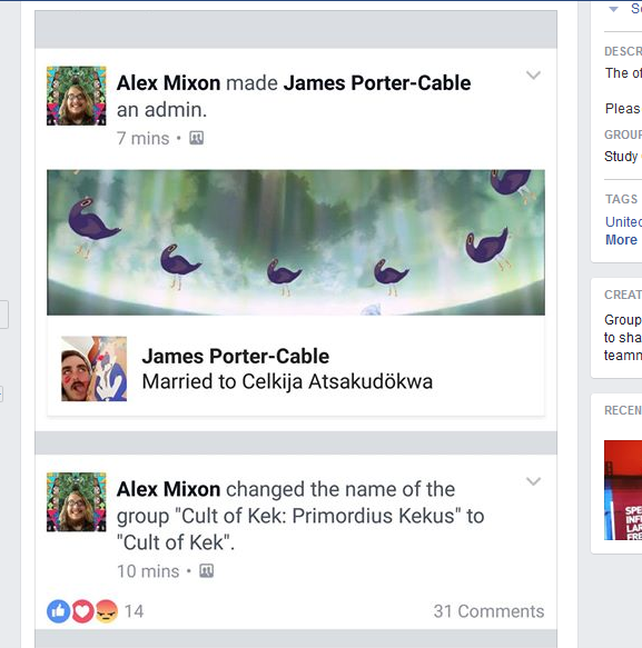 History of The Cult of Kek Wiki