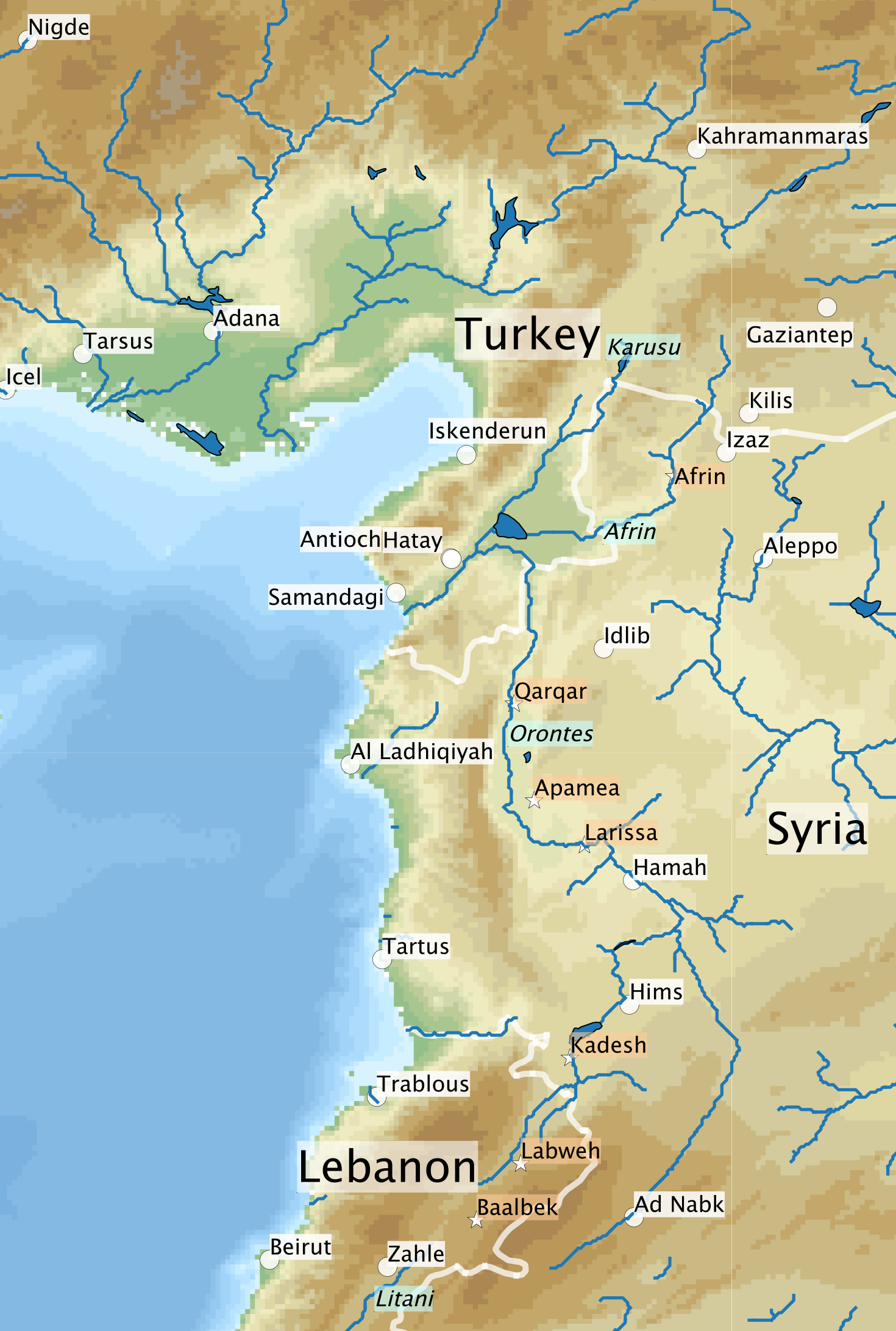 Orontes River | Wiki | Everipedia