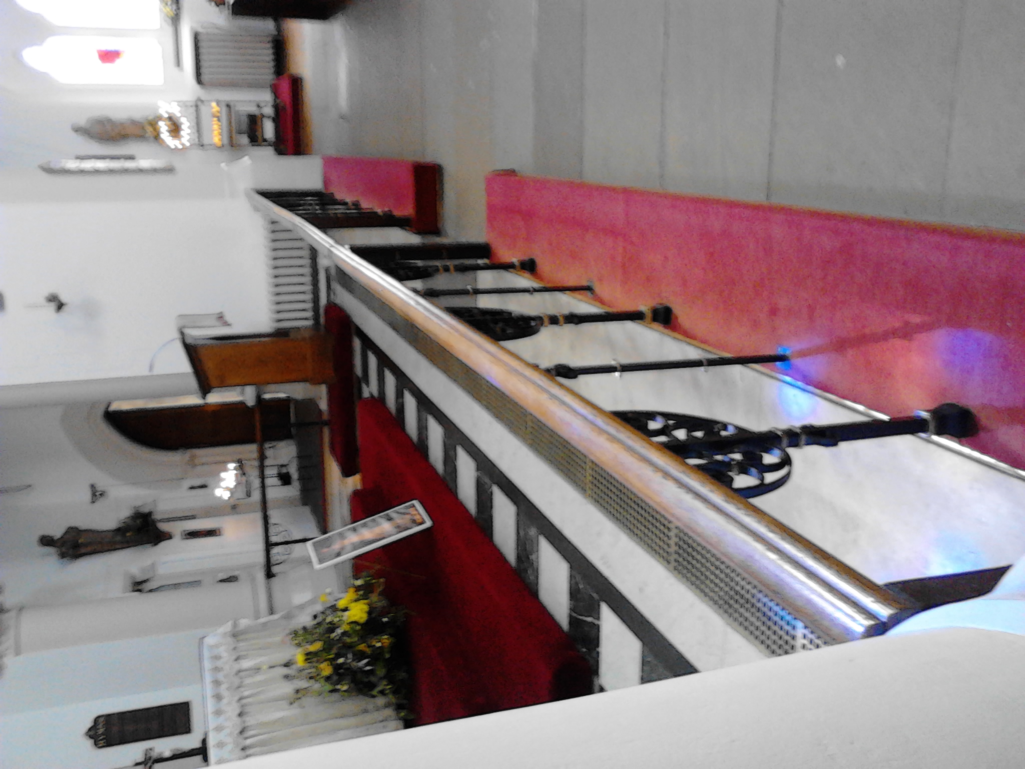 Rails For Church Wedding Decor